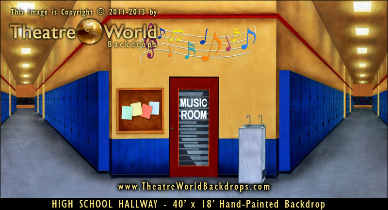 New 1950's, 60's and 70's Diner and High School Backdrops!