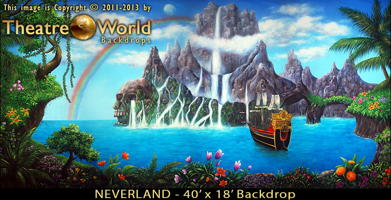 PETER PAN Backdrop Suite Now Releasing! - TheatreWorld Backdrops